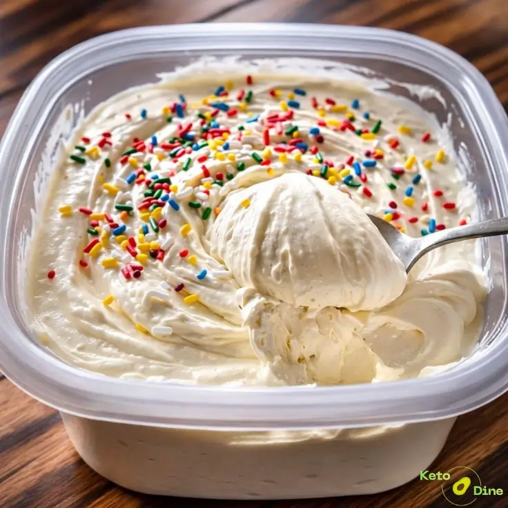 Sugar Cookie Cheesecake Protein Fluff - Keto Dine