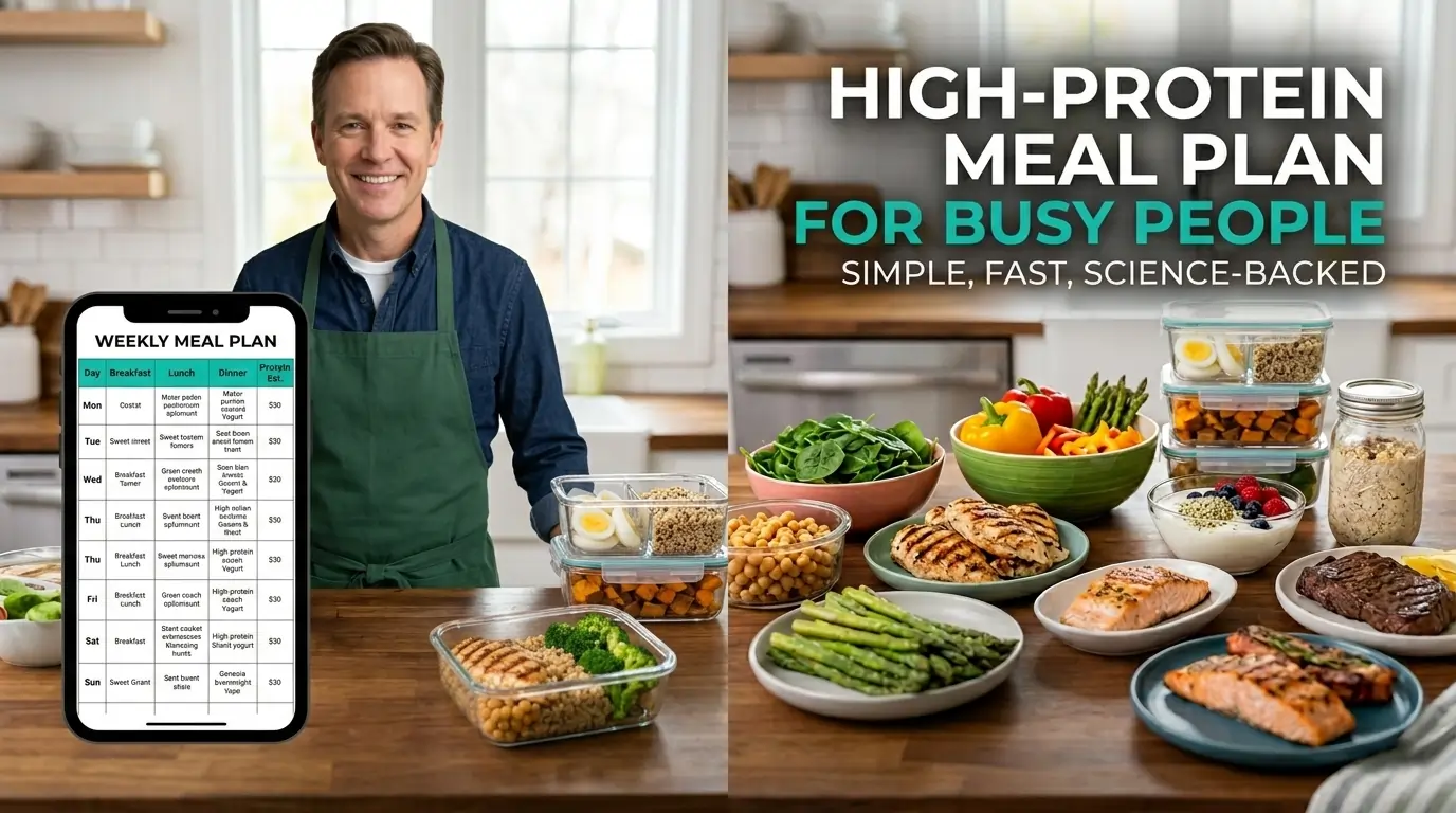High-Protein Meal Plan for Busy People: Simple, Effective, and Science ...
